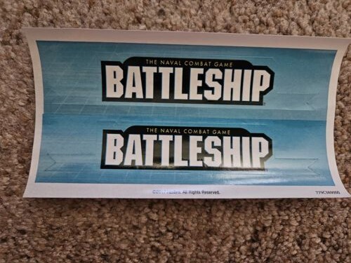 Battleship 2017 Stickers NEW one sheet of 2 stickers | eBay