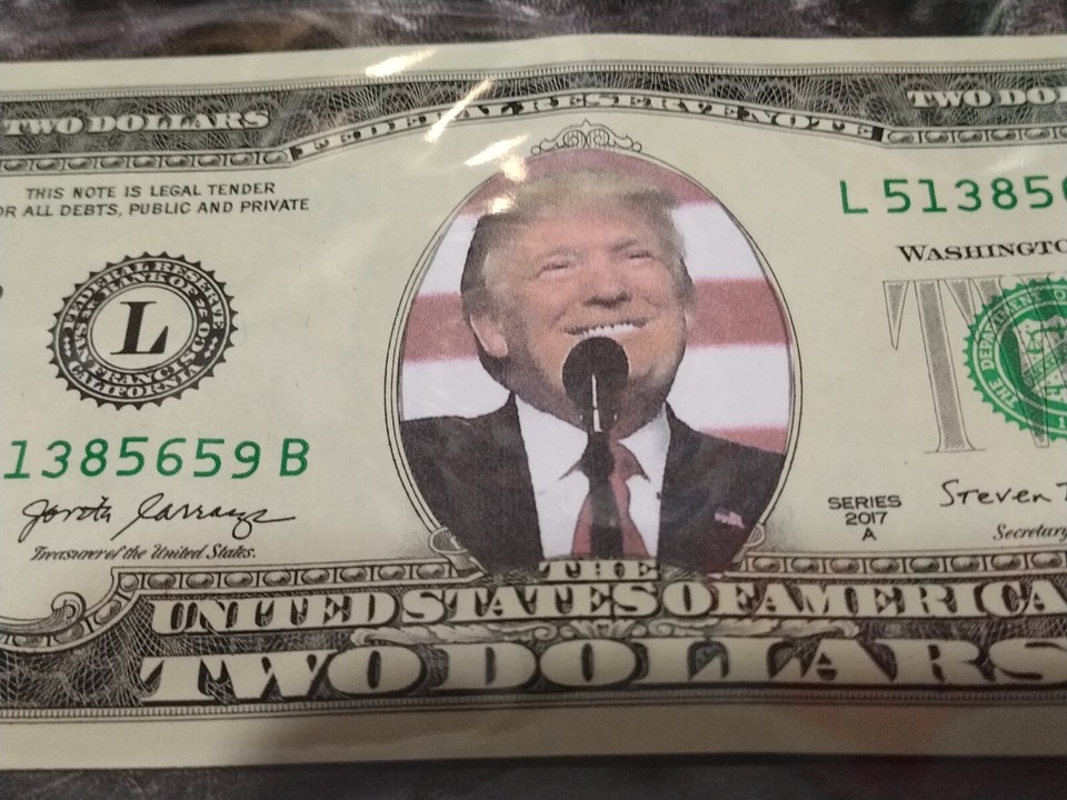 Donald Trump $2 Dollar Bill (L) Mint real | eBay