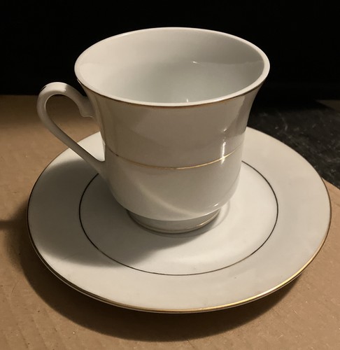 S.H.I. Fine China GOLDEN Reflections Coffee / Tea Cup And Saucer | eBay