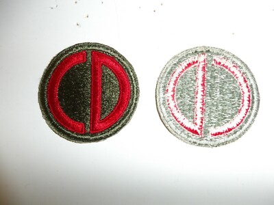 A040 Original WW 2 US Army ssi 85th Infantry Division Custer patch ...