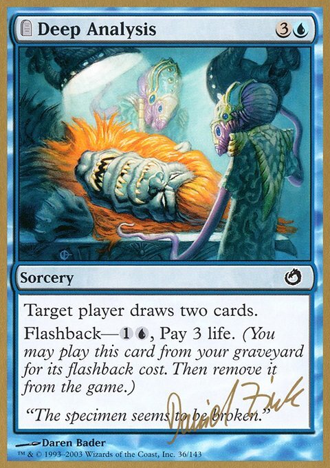 MTG Deep Analysis (dz36/142) World Championship Decks 2003 MP | eBay