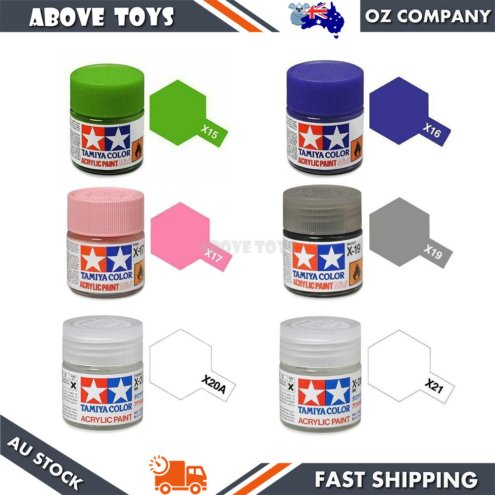 Tamiya 10ML Acrylic Gloss Paint Mini 33 Colors Choices | eBay