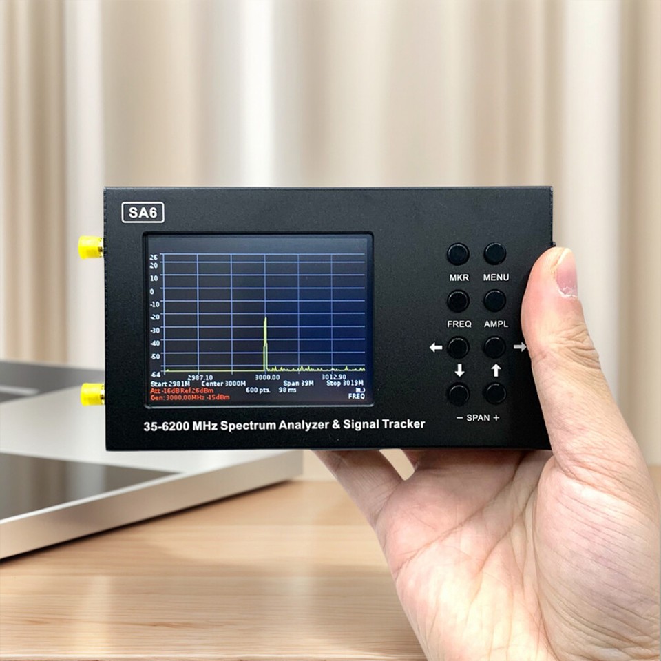 SA6 35-6200MHz RF Spectrum Analyzer 3G 4G LTE CDMA DCS GSM GPRS GLONASS ...