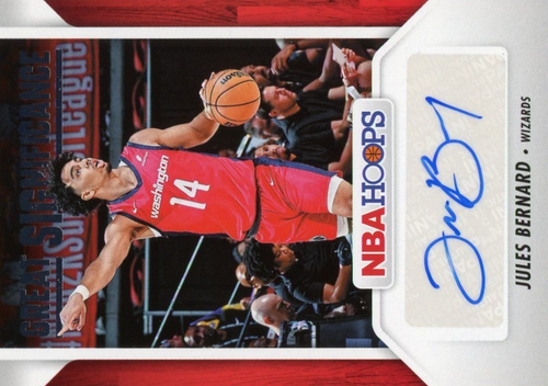 2024-25 Panini Nba Hoops - Great Significance Jules Bernard #GS-WJB (AU ...
