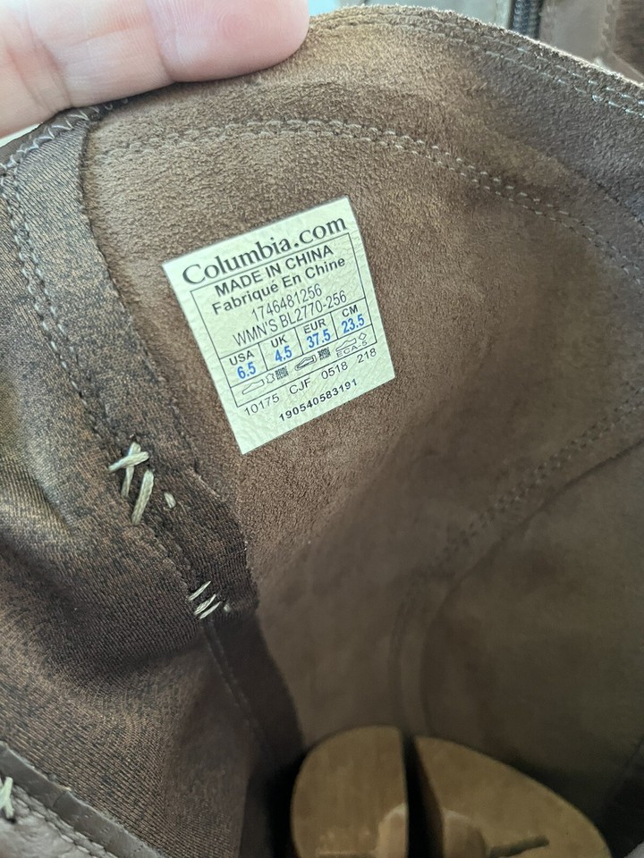 COLUMBIA WOMENS TWENTYTHIRD AVE WATERPROOF TALL BOOT SIZE 6.5 | eBay