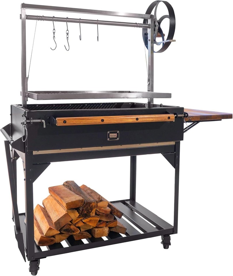 Argentine Santa Maria Heritage BBQ Grill Wood Fire & Charcoal ...