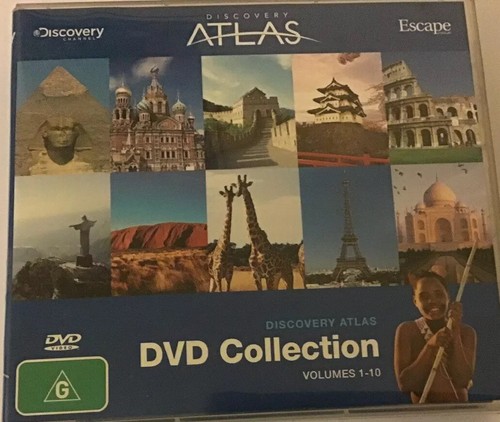 DISCOVERY ATLAS DVD Collection Vol. 1-10,Aus-Italy-China-France-Brazil ...