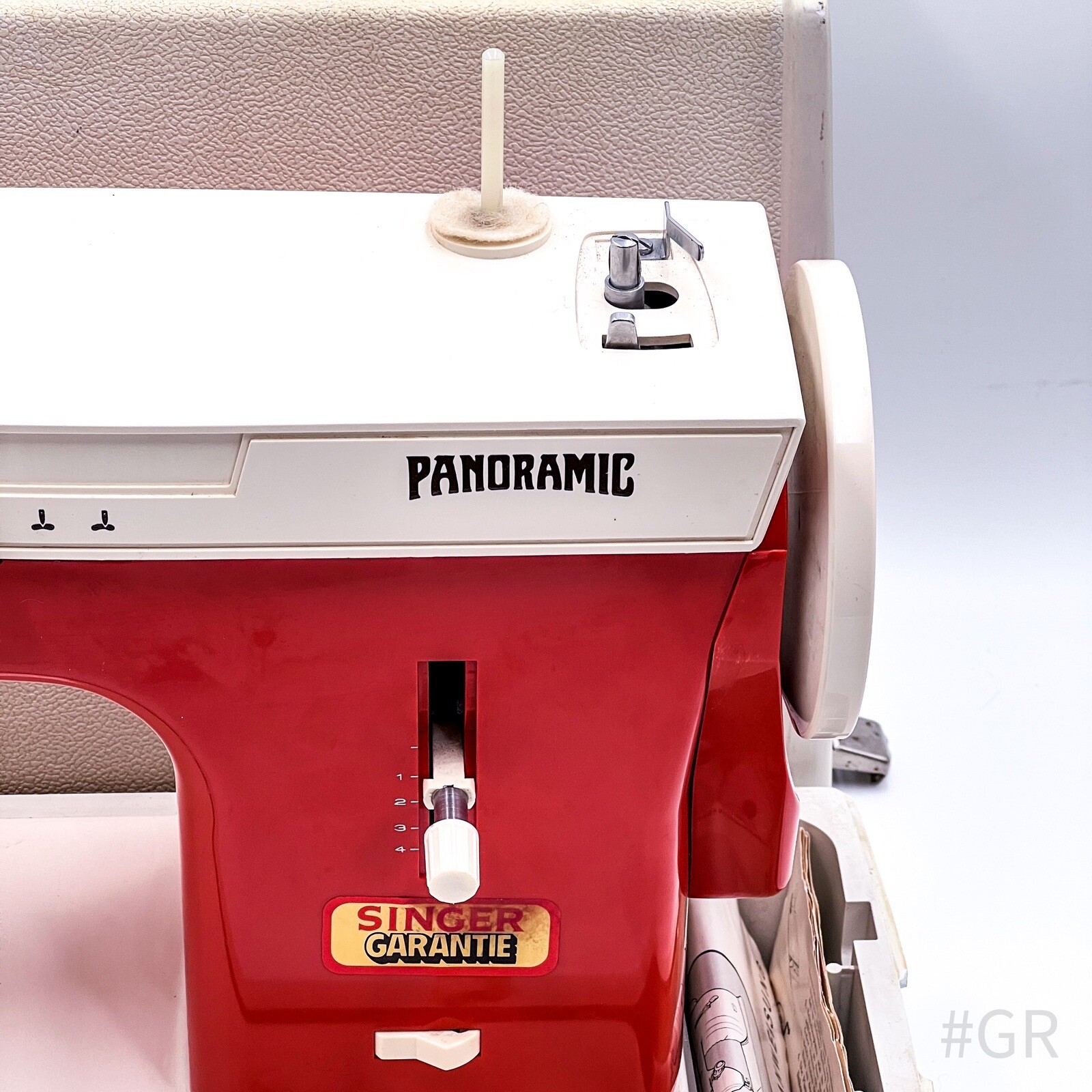 Singer Panoramic Nähmaschine mit Anleitung & Schutzhülle Made in Italy ...