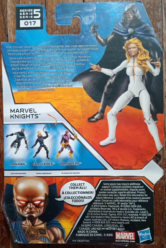 Marvel Universe Marvel Knights Cloak Action Figure Series 5 017 | eBay