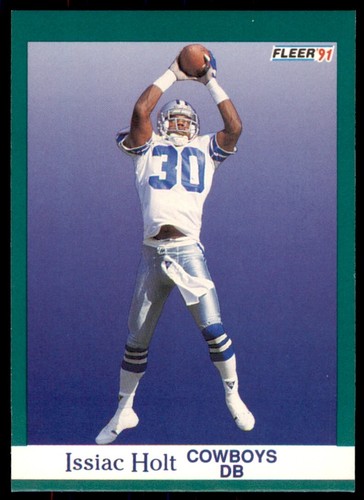 1991 Fleer Issiac Holt . Dallas Cowboys #230 | eBay