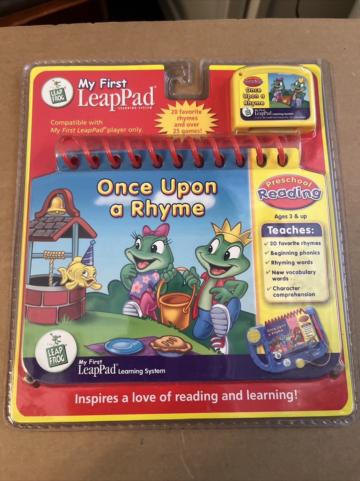 My First LeapPad Once Upon a Rhyme Preschool Reading cartridge NEW | eBay