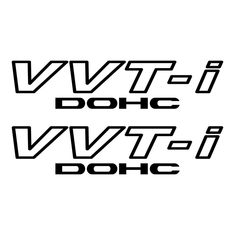 VVTI DOHC Vinyl Sticker Decal Pair for Car Window Laptop & More | eBay