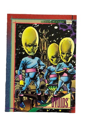 Brand New: Vintage 1993 Marvel Comics Alien Races Ovoids Trading Card ...