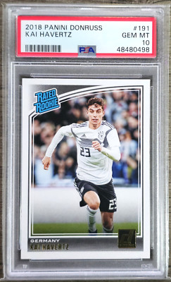 2018-19 Donruss #191 Kai Havertz Rated Rookie RC PSA 10 GEM MT | eBay