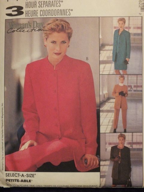 McCALLS 9562 Misses 3 Hour Jacket Pants Skirt & Top PATTERN 10-12-14/20 ...