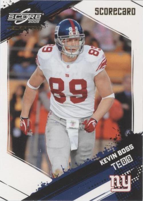 2009 Score Inscriptions - Kevin Boss #199 Scorecard /50 for sale online ...