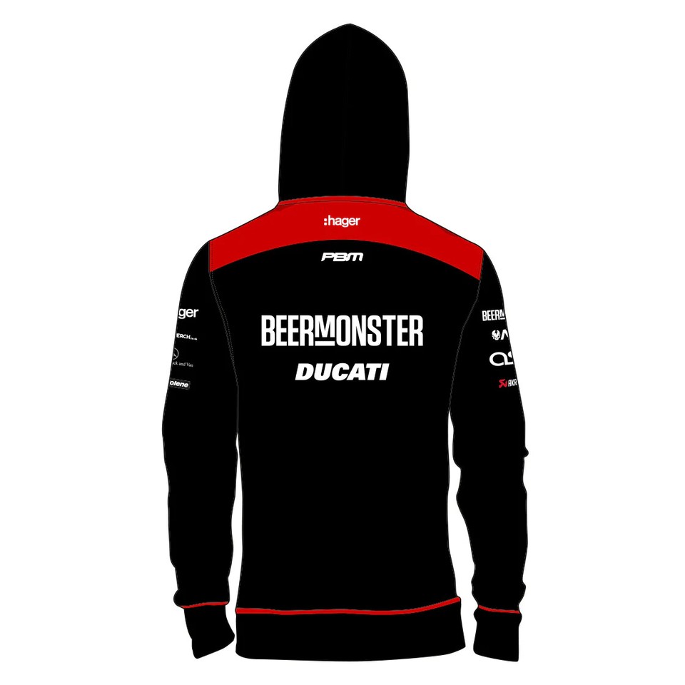 Official PBM Beer Monster Ducati Pullover Hoodie - | eBay UK
