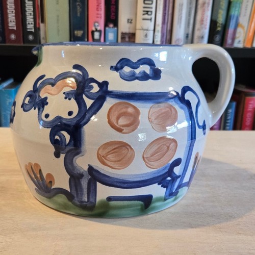 M.A. Hadley Cow Pig pottery Pitcher large | eBay