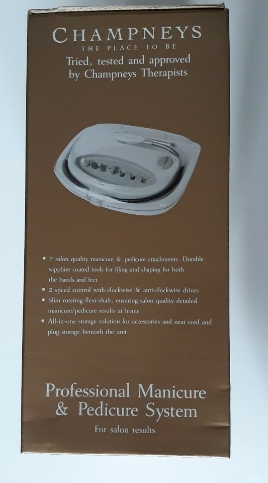Champneys Professional Manicure & Pedicure System MAINS POWERED - 7 ...