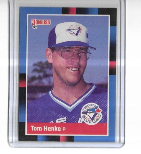 1988 Donruss #490 Tom Henke Toronto Blue Jays | eBay