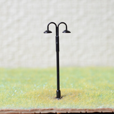 5 x N scale LED light Model train Railroad street Lamp post + resistors ...