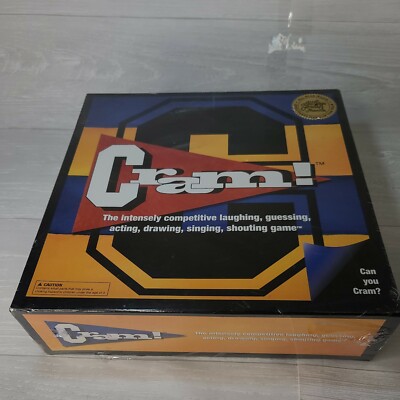 New Cram! Cram The Game 2001 MOJO BOARD GAME NIB Factory Sealed | eBay