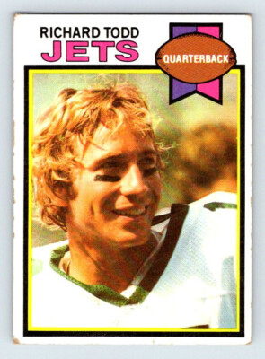 RICHARD TODD New York Jets 1978 Topps Football Card B212 | eBay