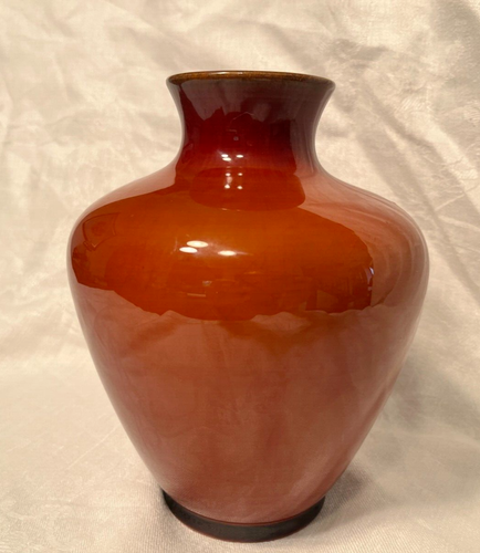 1936 Rookwood Coromandel Red Glaze Pottery Lamp Base #6311 | eBay