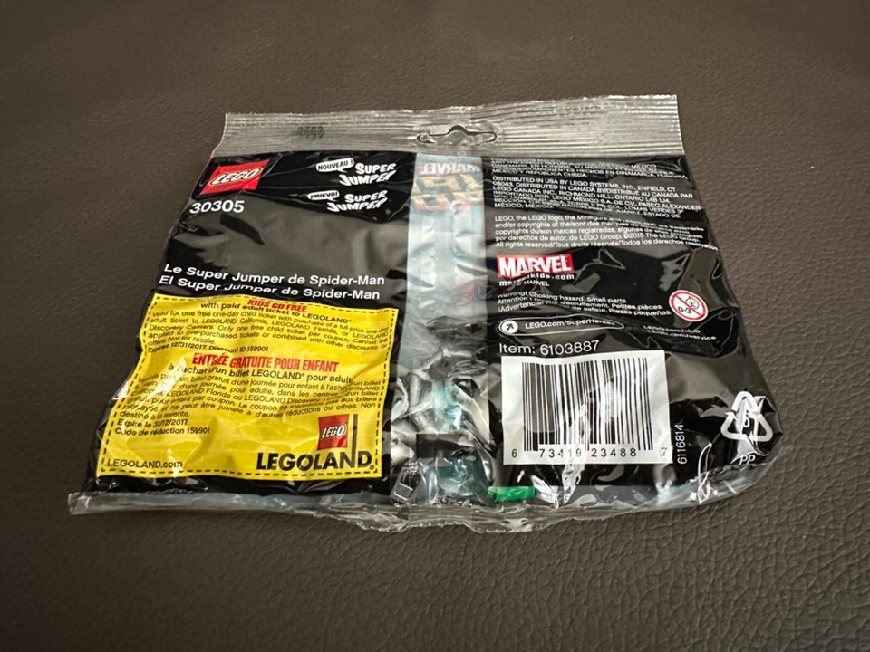 Lego Marvel Super Heroes Spider-Man Super Jumper Polybag (30305) NEW ...