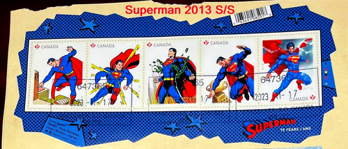 *SUPERMAN* Canada Sc#2677 Souvenir Sheet on card-Postally Cancelled | eBay
