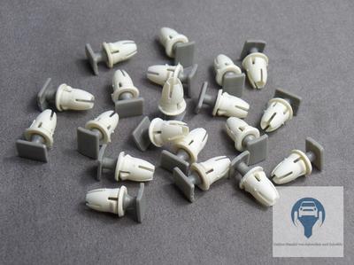 20X MERCEDES BENZ DRUCKKNÖPFE BEFESTIGUNG CLIP MIT TÜLLE A0019887681 | eBay