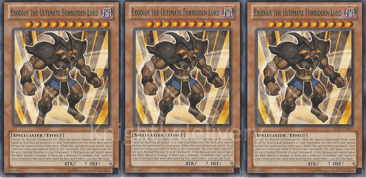 Yugioh Exodius The Ultimate Forbidden Lord Deck