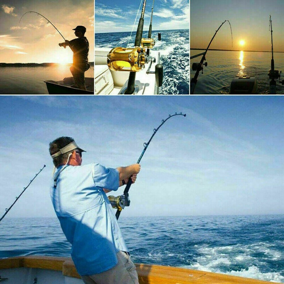 6FT Carbon Fiber Telescopic Fishing Rod Pole Reel Combo Sea Saltwater ...