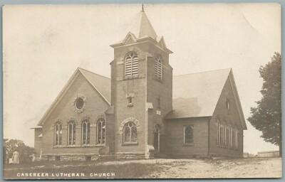 EDIE PA CASEBEER LUTHERAN CHURCH ANTIQUE REAL PHOTO POSTCARD RPPC | eBay