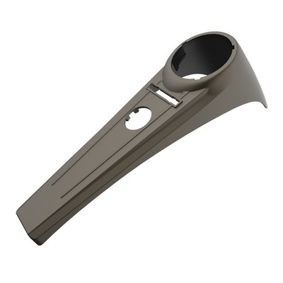 Fits 11-17 Harley Softail Extended Tank Dash Console RIVER ROCK GRAY ...