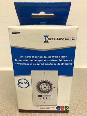 Intermatic IW700K Indoor Mechanical Timer 120 V White | eBay
