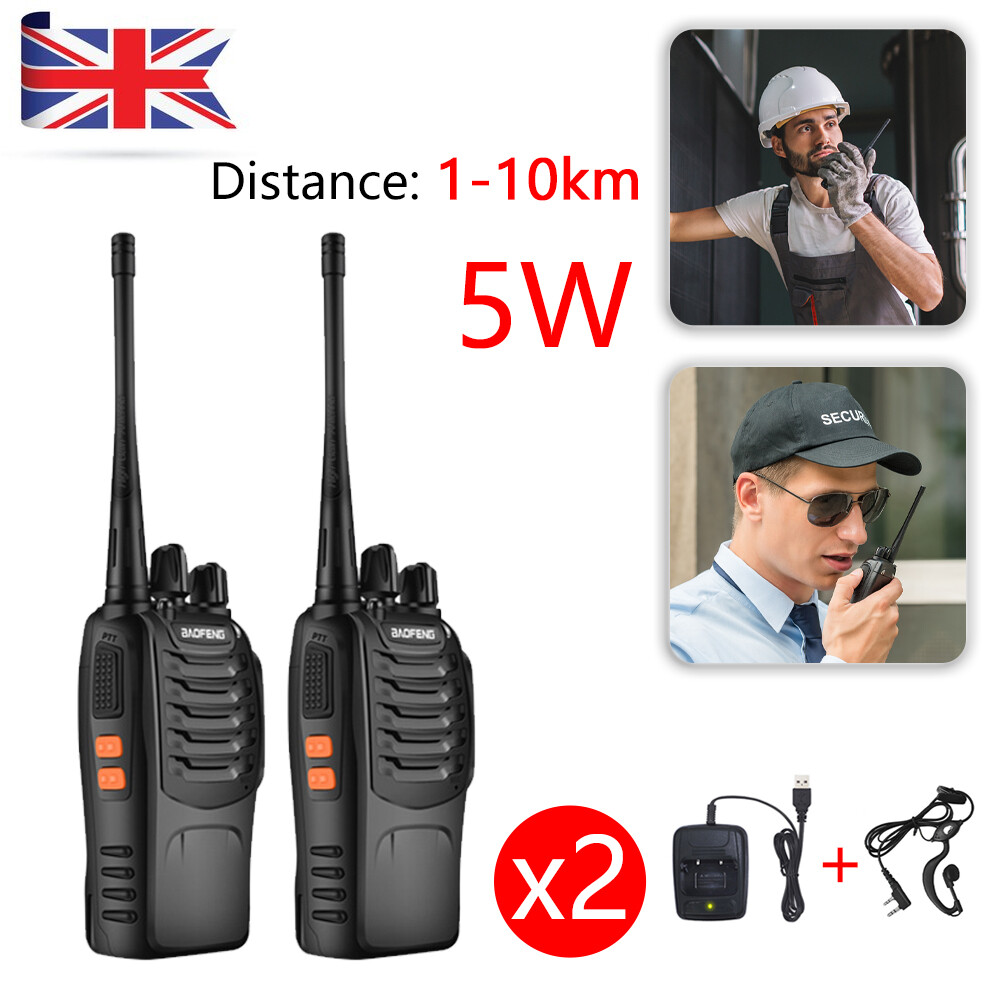 Baofeng BF-888S UHF/VHF 16CH Dual Band Handheld - 2 Way Radio Walkie ...