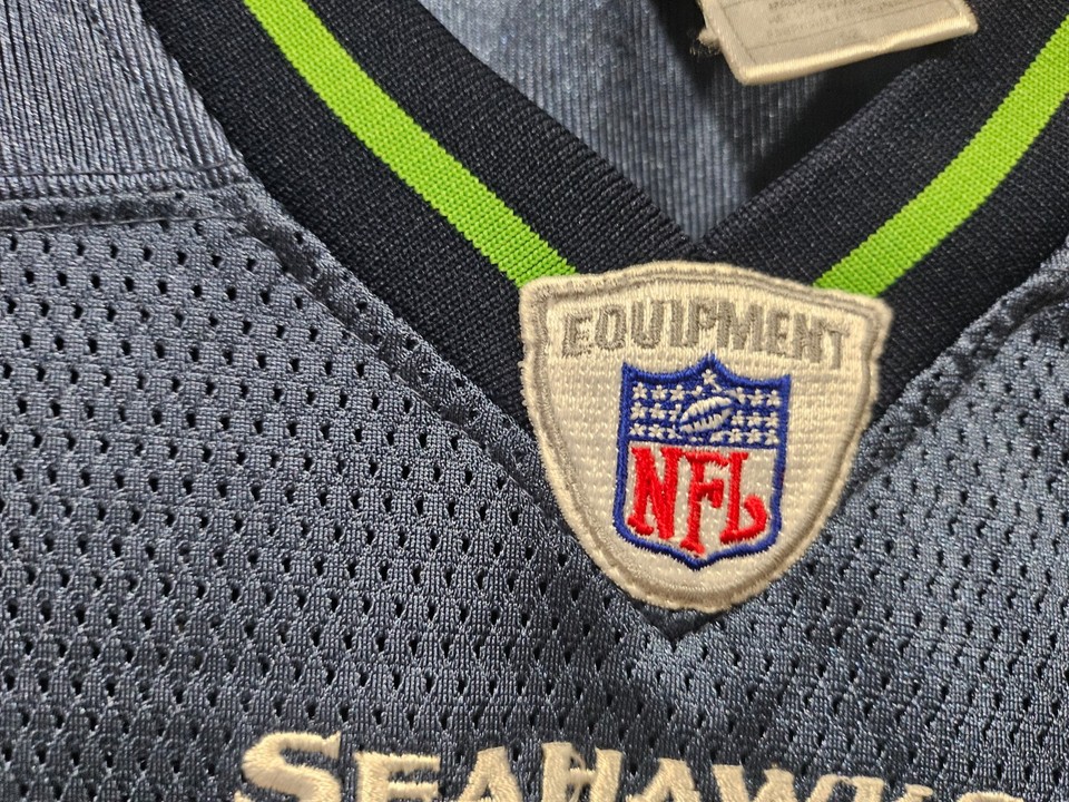 Vintage NFL Reebok Seattle Seahawks 2002-11 #96 RAGSDALE blue jersey ...