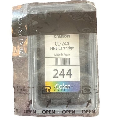 Genuine Canon CL-244 Color Ink Cartridge OEM, No Box | eBay