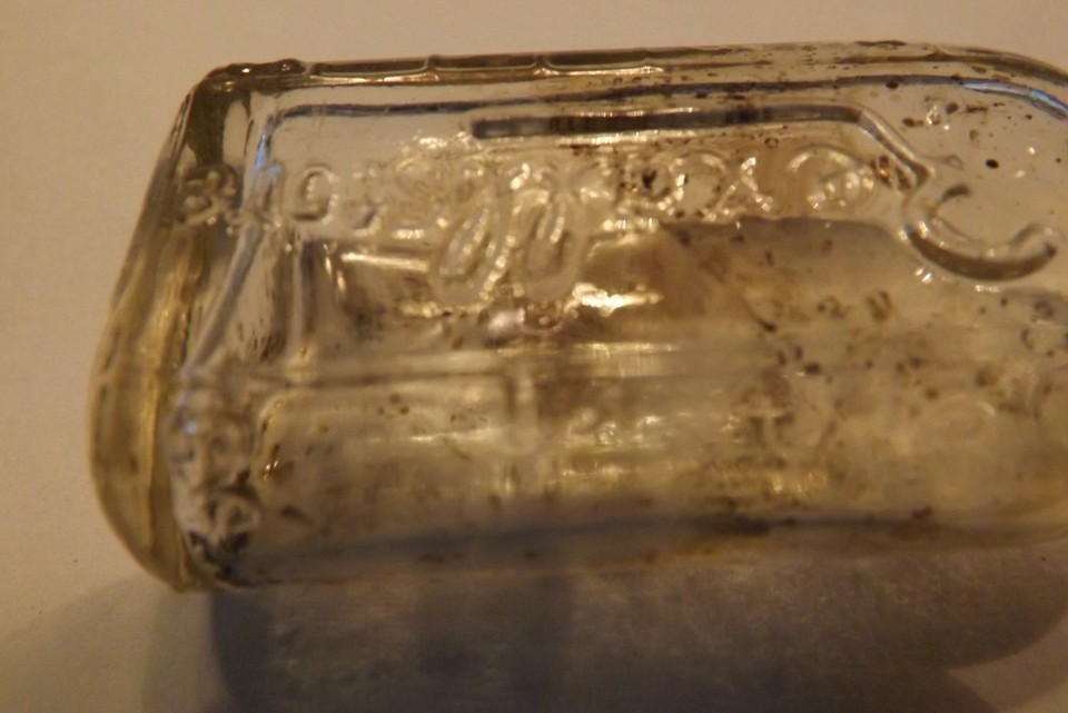 5 antique medicine bottles, Mexican Mustang Liniment, blob top Rexall ...