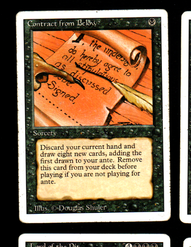 MRM ENGLISH Contract from Below - Contrat avec les enfers PL MTG magic ...