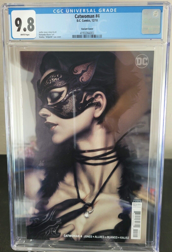 CATWOMAN #4 CGC 9.8 GRADED DC COMICS 2018 STANLEY ARTGERM LAU VARIANT COVER | eBay