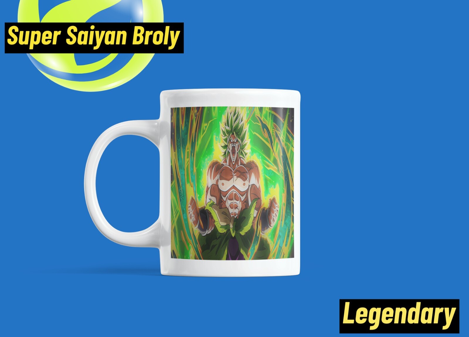 Broly Dragon ball style Ceramic Mug Coffee drink | eBay