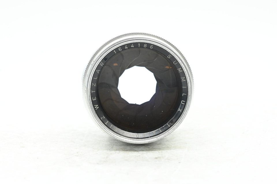 Leica 11014 M 50mm f1.4 Summilux Chrome Lens (v.I) #186 | eBay