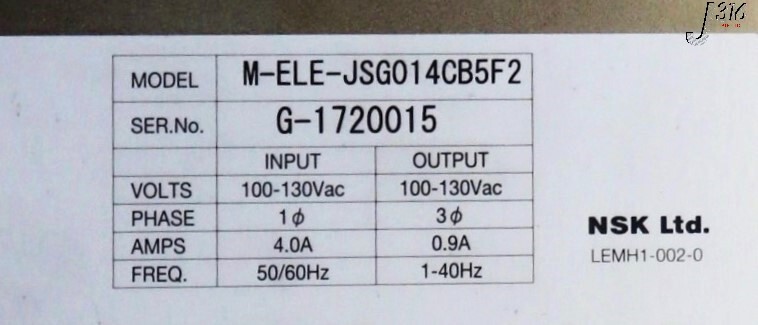 33982 NSK SERVO DRIVER, AMAT 0190-41393, ELE-JSG014CB5F2 M-ELE-JSG014CB5F2 | eBay
