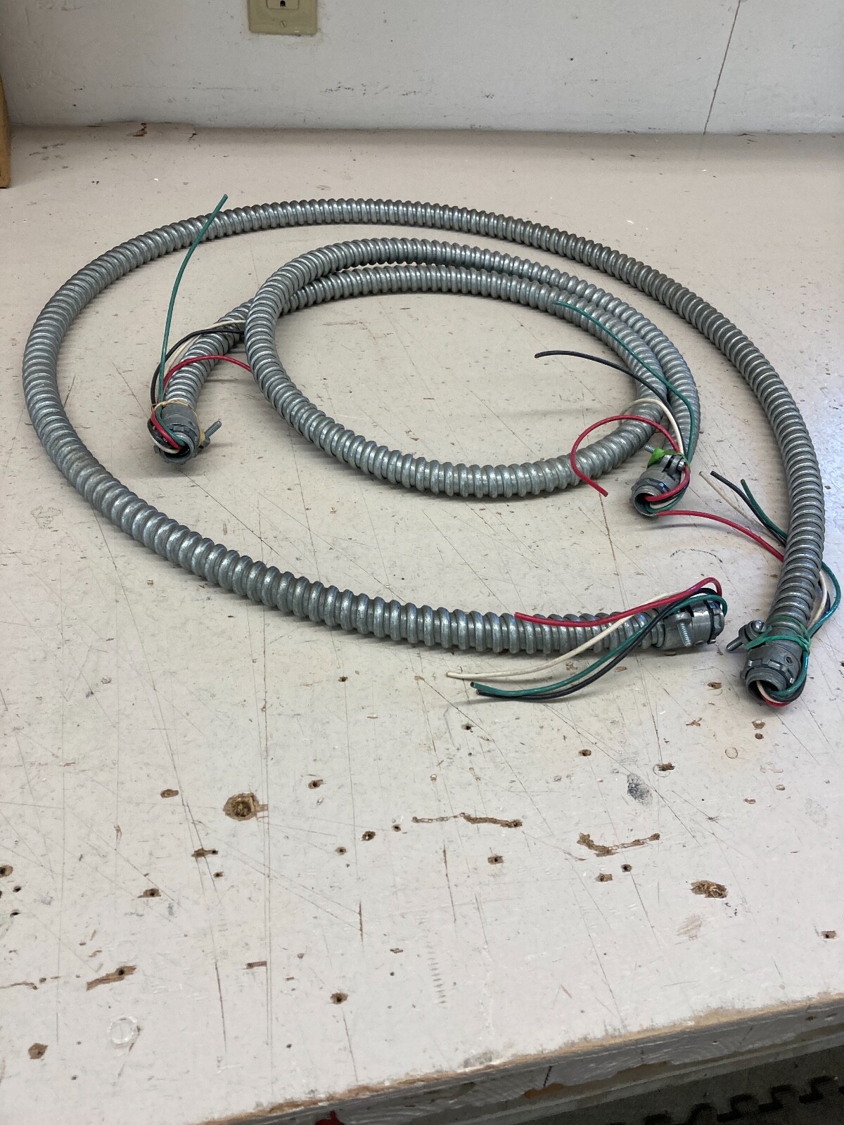 light fixture whip,new old stock,used to connect troffers and other ...