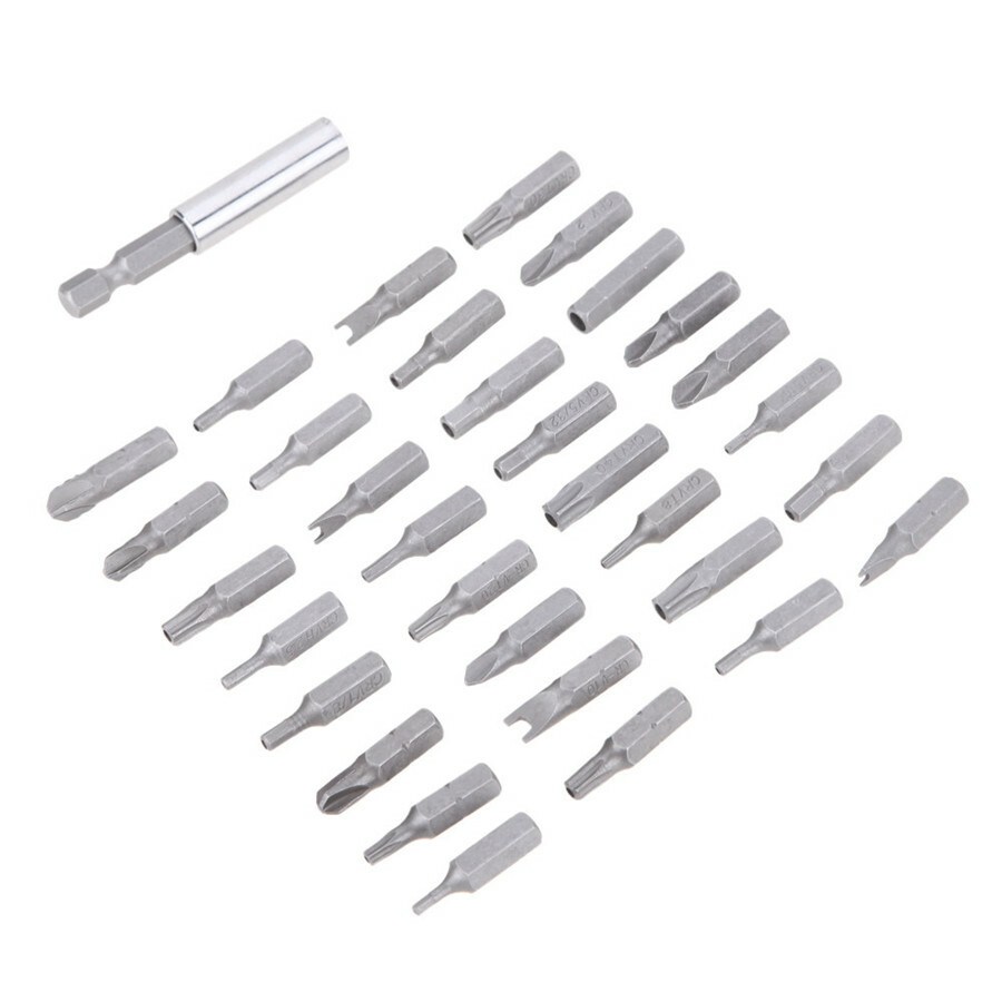 33pc Security Tamper Proof Bit Set Torx Hex Star Spanner Screwdriver | eBay