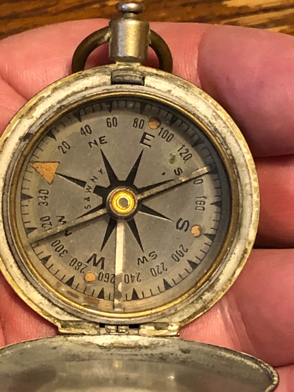 World War II US Military S&W NY Schwab & Wuischpard Brass Compass | eBay
