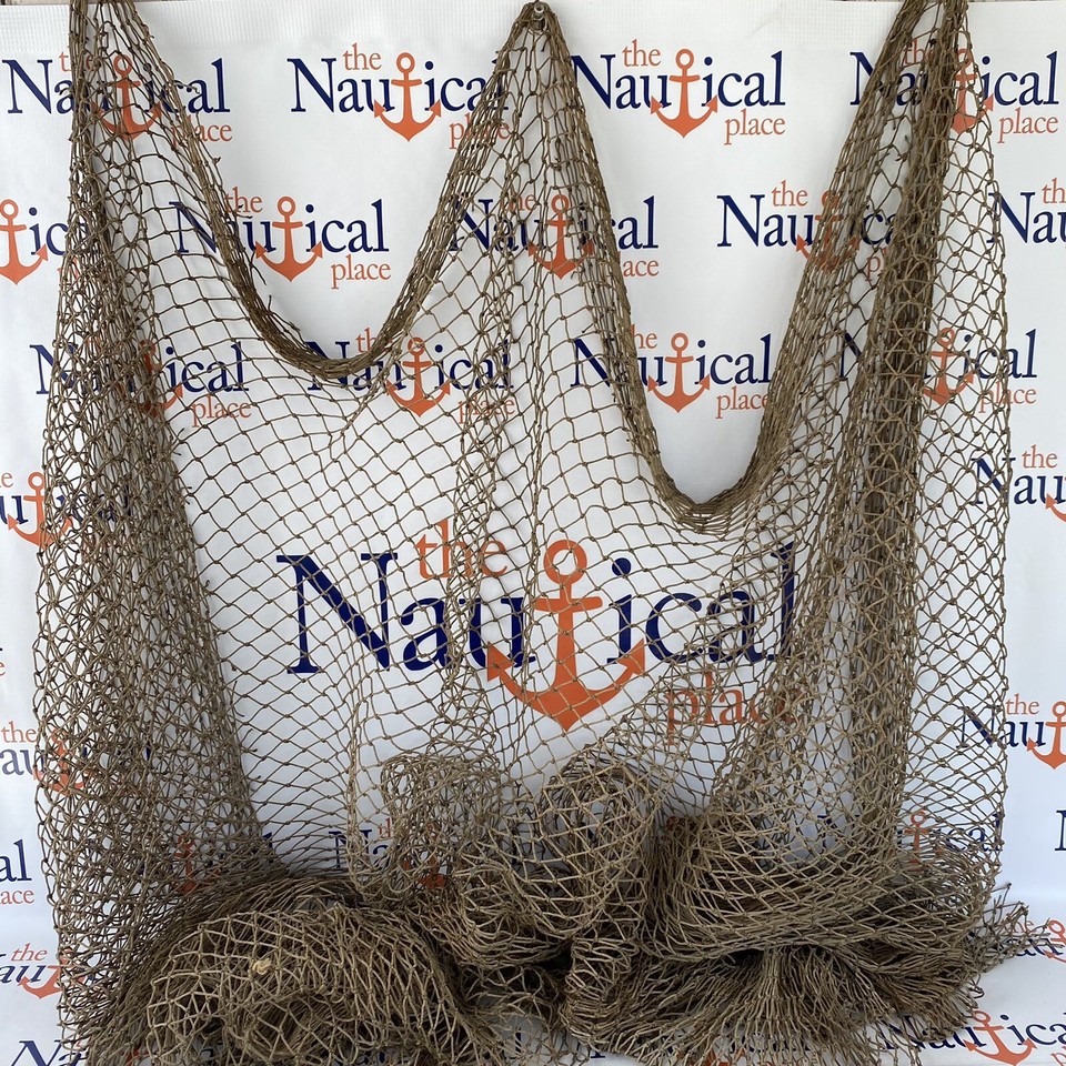 Authentic Fishing Net, Old Vintage Netting, Decorative Used Fish Net ...