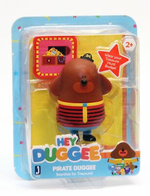Hey Duggee Pirate Duggee 3" Figure w/ TREASURE HUNT Badge | eBay